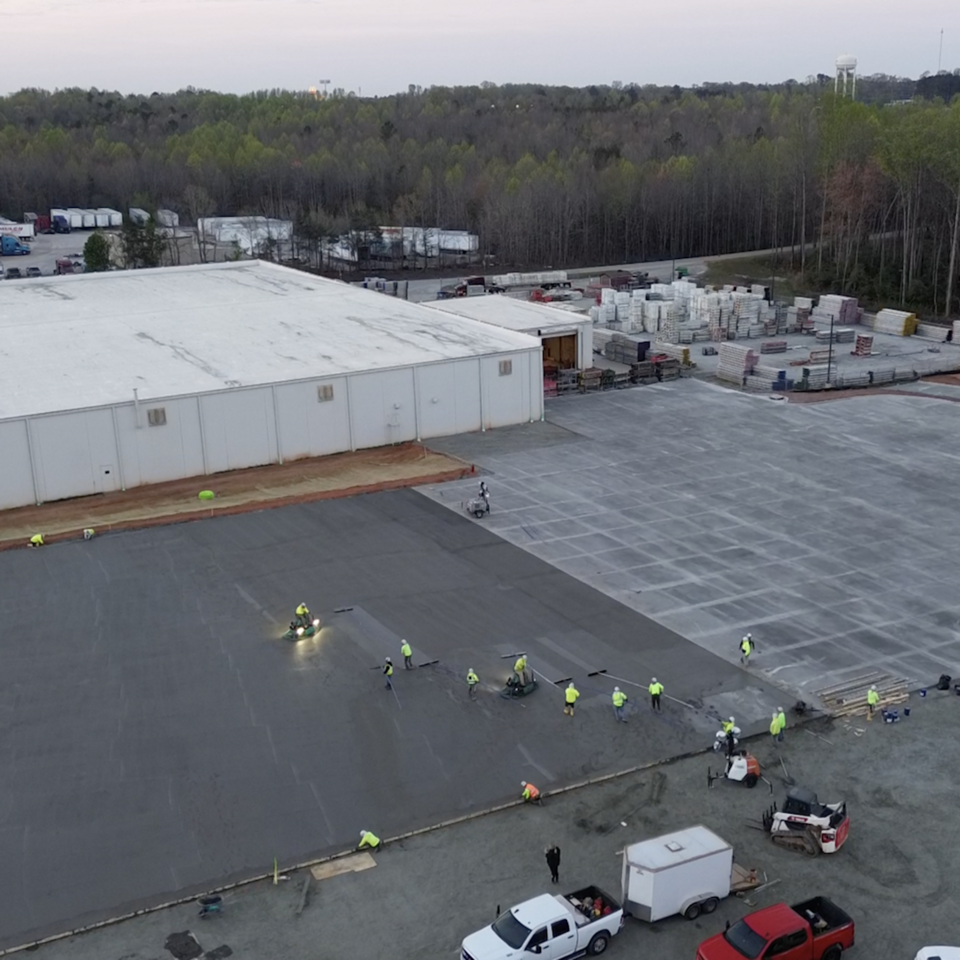 MEVA Parking Lot Project | McGillicuddy Concrete
